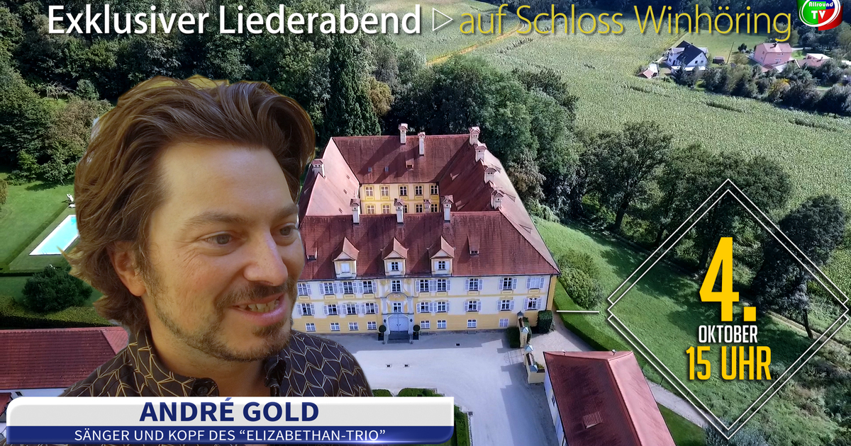 Konzertankündigung – Liederabend mit André Gold | Allround TV
